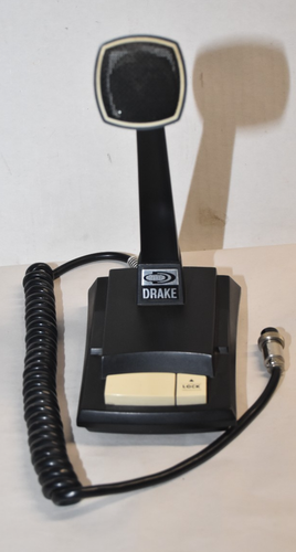 DRAKE ASTATIC desktop ham radio MIC MICROPHONE untested - black | eBay