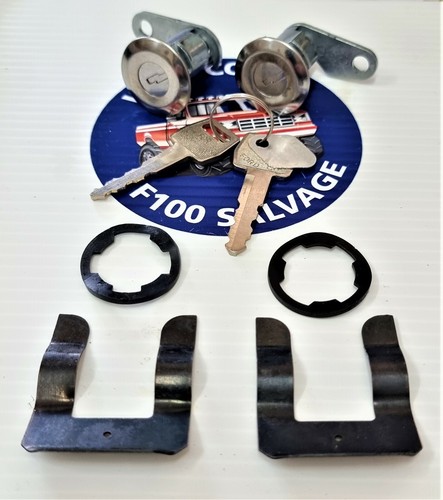 FORD F100 DOOR LOCK PAIR W/ KEYS F250 F350 74-80 | eBay Australia