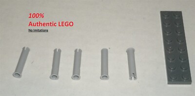 LEGO NEW Light Bluish Grey 4.85 Bush 3 Module End Stop (5x) 6338962 ...
