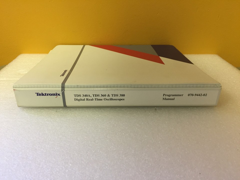 Tektronix 070-9442-02 TDS340A, TDS360, TDS380 Oscilloscope Programmer ...