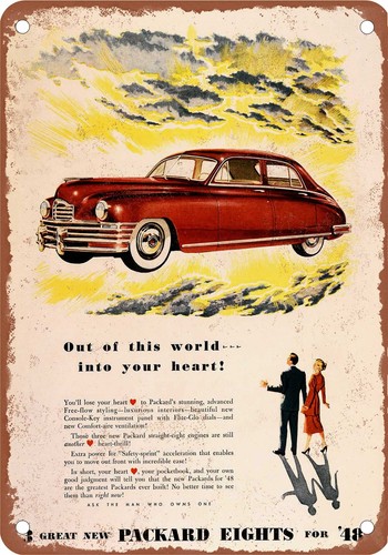 METAL SIGN - 1948 Packard Vintage Ad 10 - Old Retro Rusty Look | eBay