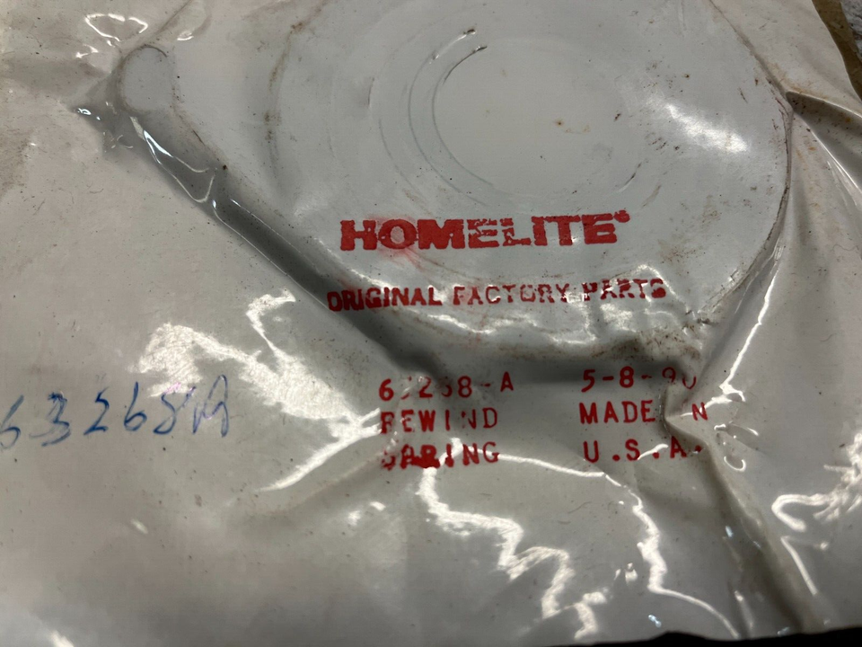 Homelite VI-944, VI-955, XL800 900 Series SXL-925 Chainsaw Recoil ...