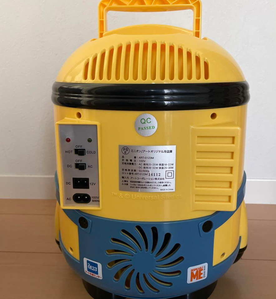 Minions Bob Mini Fridge Storage Cooler Warmer Portable Limited AC100V ...