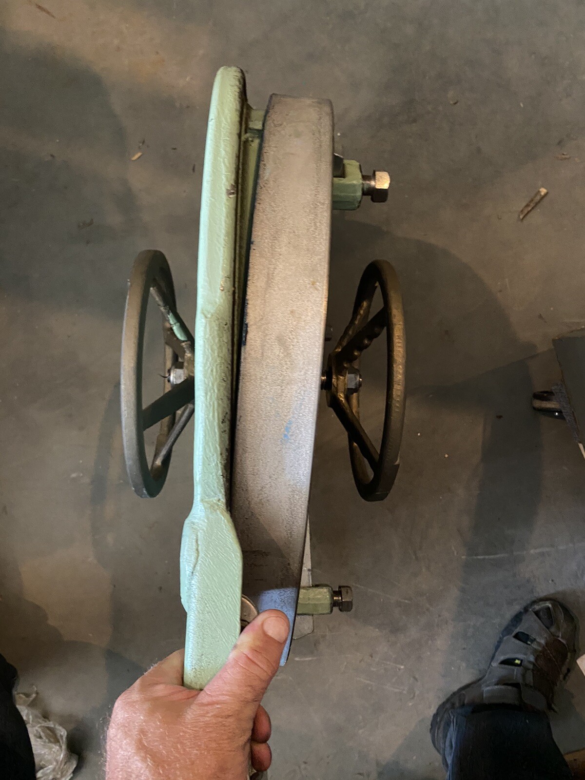 US Navy Submarine Hatch Scuttle Door With Wheel- Steel, Can ship, 24 ...