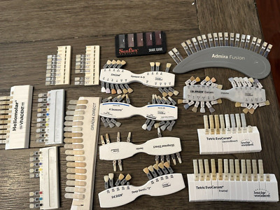 Many Plastic & Porcelain Shade Guides Ivoclar Vivodent, Admira, Etc. | eBay