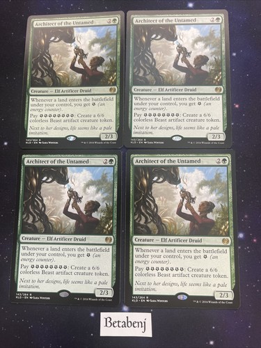 4x MTG Architect of the Untamed - Kaladesh (Playset) | eBay