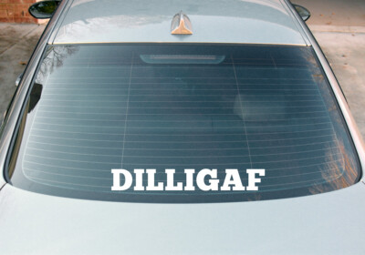 DILLIGAF Vinyl Decal Sticker | eBay