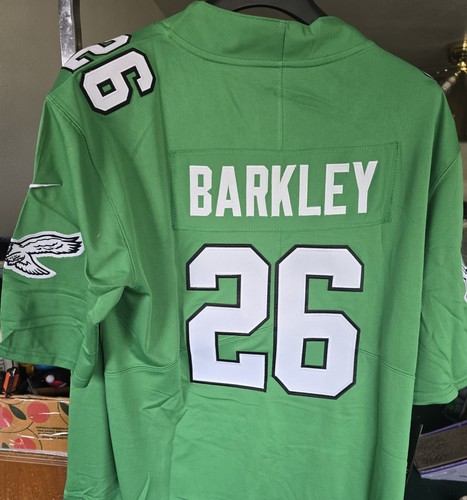 Saquon Barkley Philadelphia Eagles Stitched Jersey KELLY Green ADULT ...
