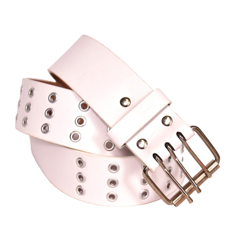 Women's white Studded Belt Size L | eBay