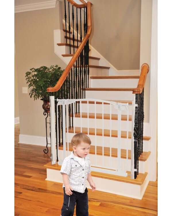 Dream Baby 36" Stairway Banister Adapter panel install safety gate at ...