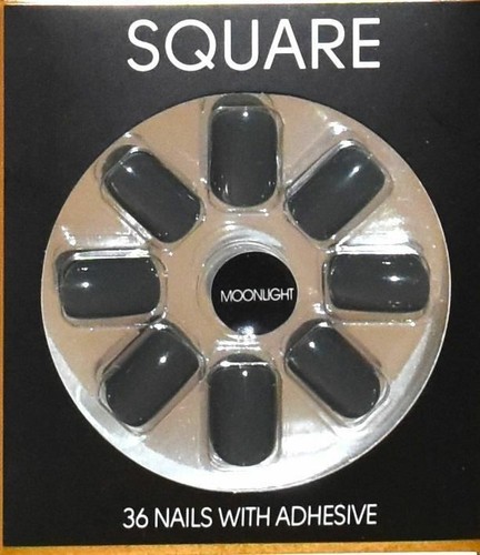 False Nails Primark PS Gelly Pointed Gloss Matte Long Squareletto ...