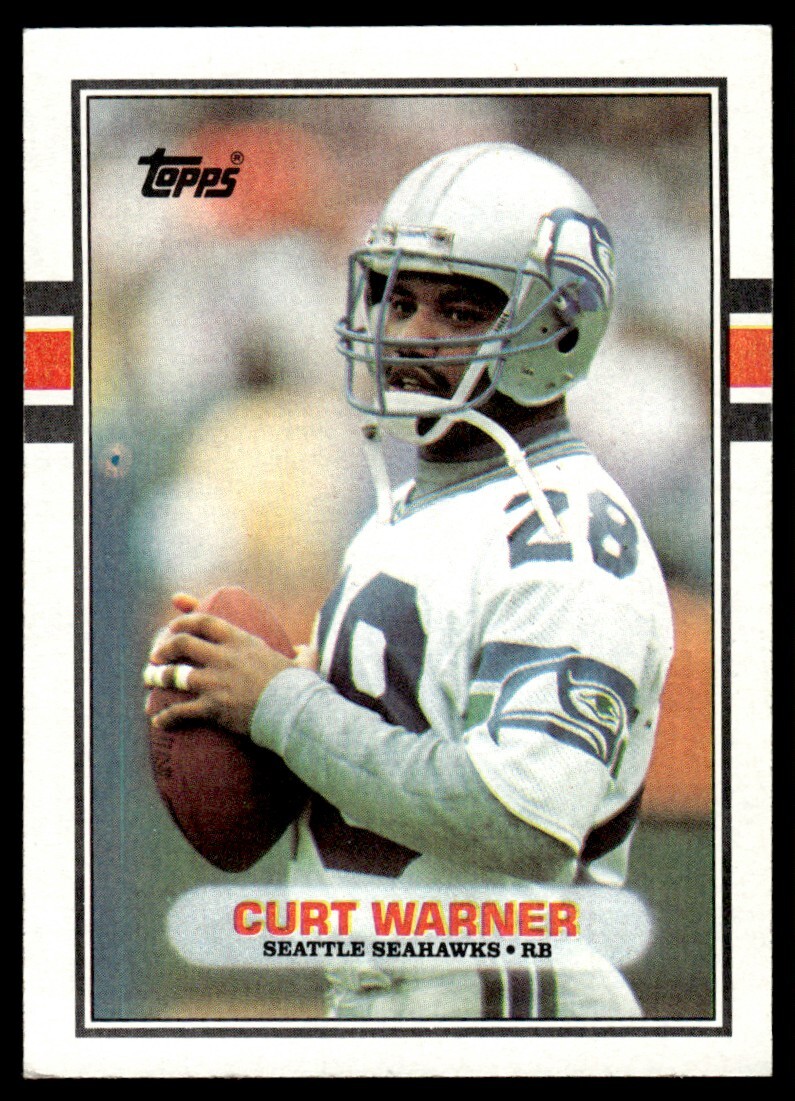 1989 Topps Curt Warner Seattle Seahawks #186 | eBay