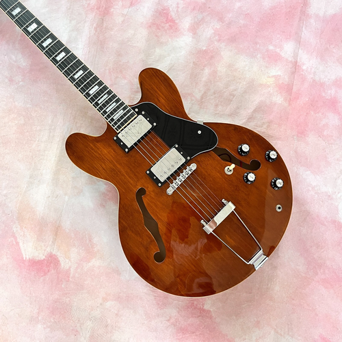 335 Electric Guitar Semi Hollow Body Rosewood Fretboard Brown Color | eBay