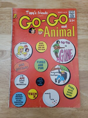 TIPPY'S FRIENDS GO-GO AND ANIMAL #5 VG Tippy Teen, Rare Book!! | eBay