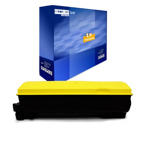 Europcart Toner Yellow Replaces Kyocera TK540 TK-540 TK-540Y TK540Y TK ...