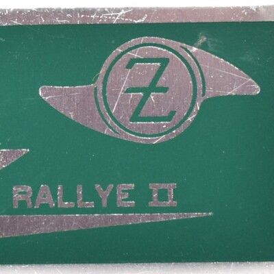 1960 Zefur's Zig-Zag Rallye Zefur Sports Car Club Roadster Rally Race ...