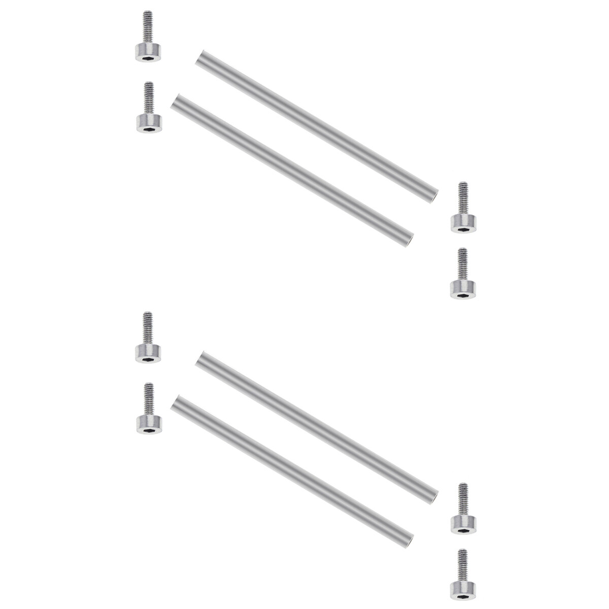 2 SET BAR & SCREW BAR FOR BELL & ROSS BR-03-92 03-94 RUBBER STEEL BAND ...