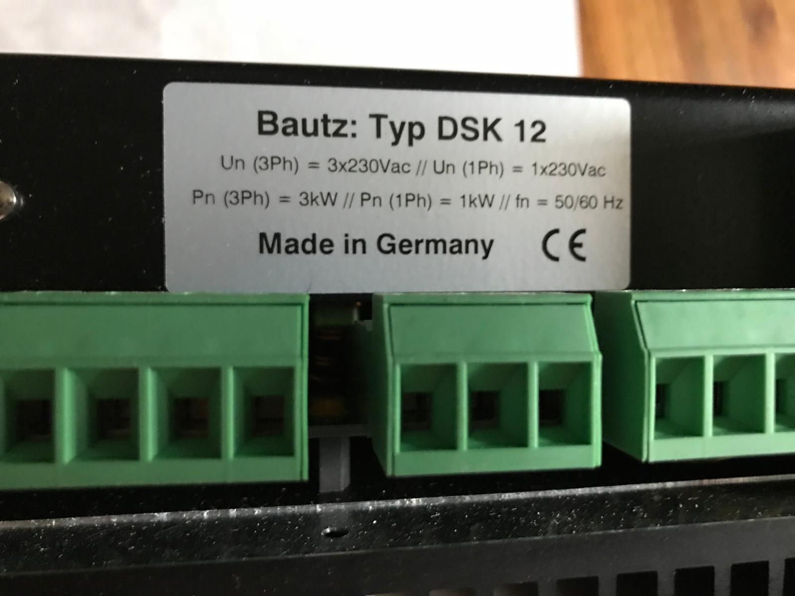 NEW BAUTZ DSK 12 SERVO DRIVE,BAUTZ TYPE DSK 12,ROOM5 | eBay