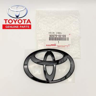 2023-2026 PRIUS GLOSS BLACK NIGHTSHADE FRONT LOGO EMBLEM GENUINE TOYOTA ...