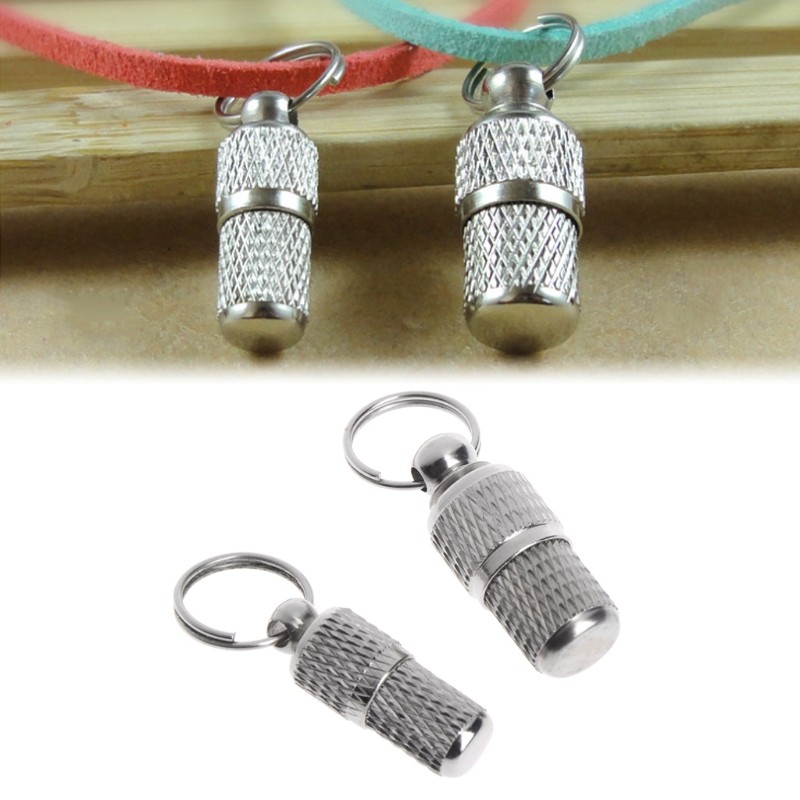 Metal Dog Tag Holder Pet Tag Ring with Mini Storage Box for Pet Dog for ...