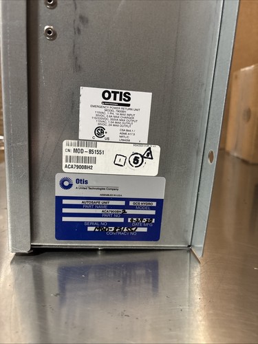 Otis AUT-O-SAFE Emergency Power Return Unit Enclosure ~ ACA7900BH2 | eBay