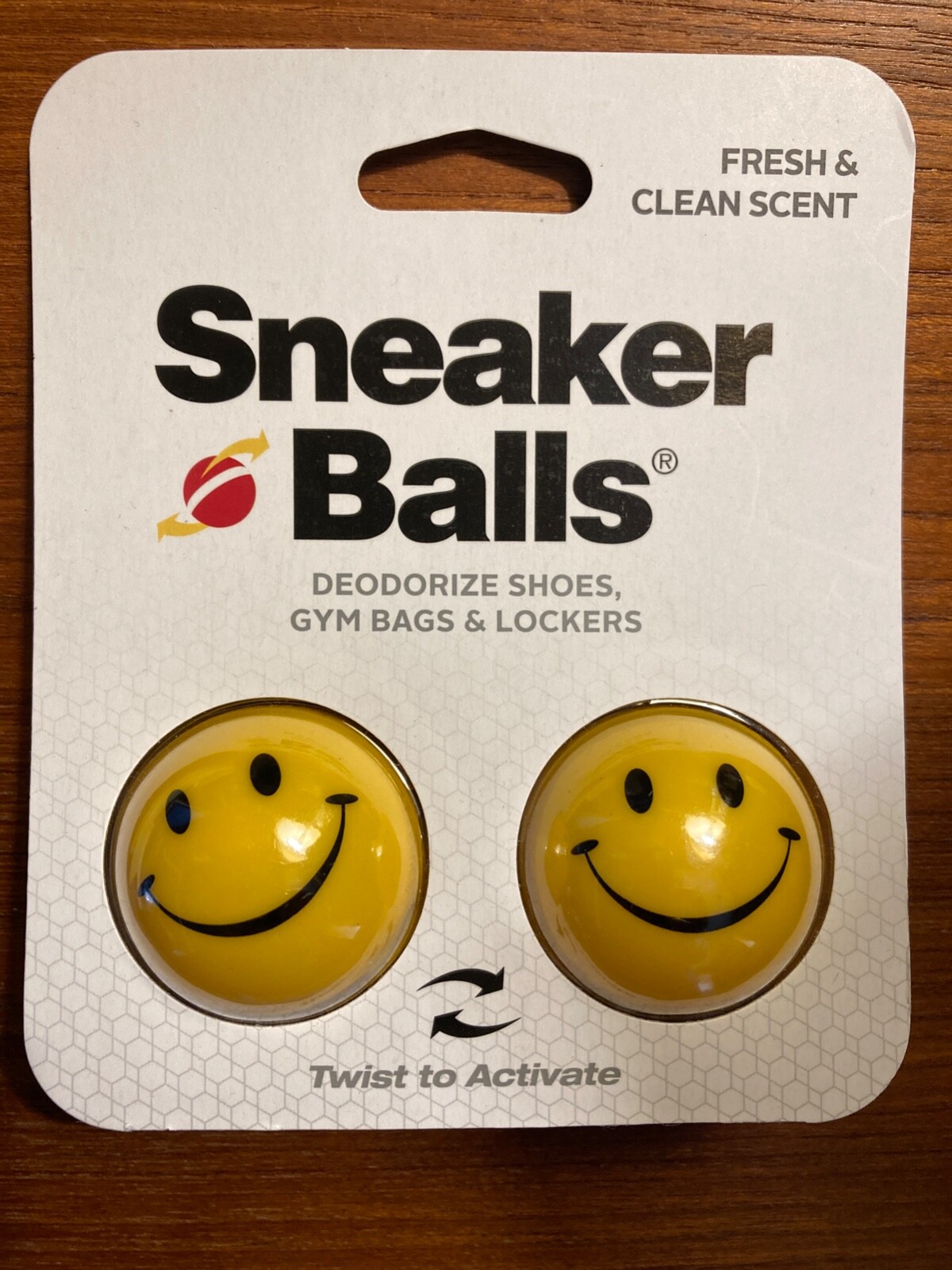 Emoji Sneaker Deodorizer Freshener Balls 2 Pack Shoes Bags Lockers ...