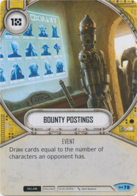 Star Wars Destiny: Bounty Postings [Mint/NM] Empire at War SW Fantasy ...
