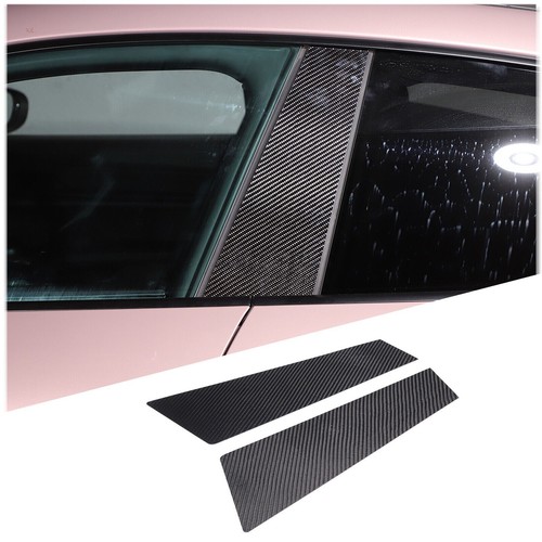 Carbon Fiber Car Window B Pillar Trim Accessories For Porsche Taycan ...