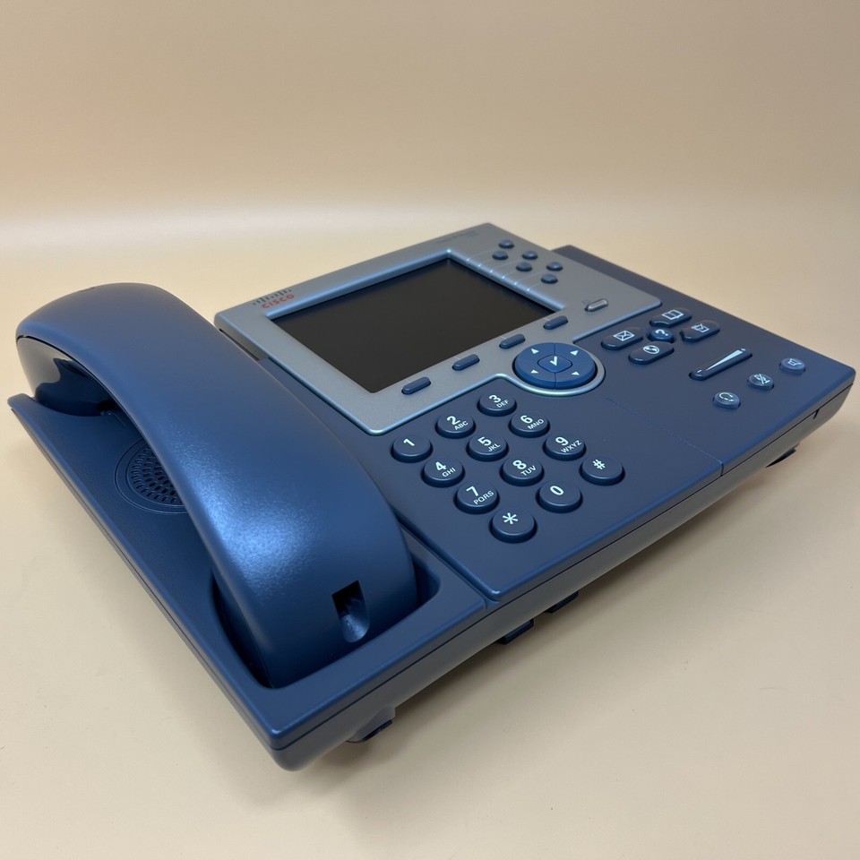 Cisco Phone CP-7965G VOIP With Backlit Color Display Base Handset Gray ...