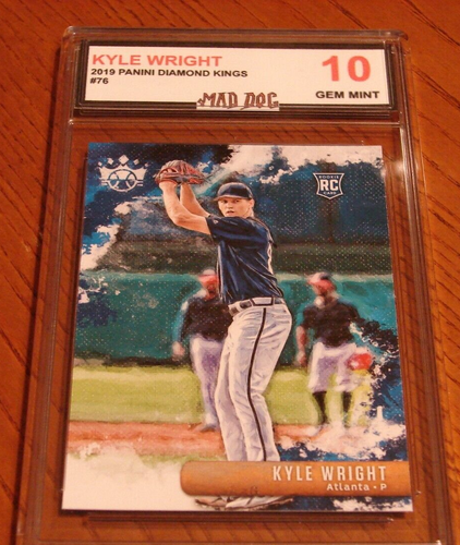 KYLE WRIGHT Rookie****2019 Diamond KINGS***Gem 10***BRAVES****Mad DOG ...