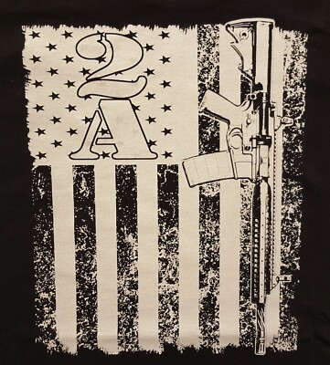 AMERICAN OUTFITTERS A2 2ND AMENDMENT GUN RIGHTS / FLAG HOODED ...