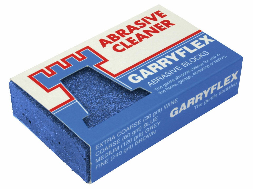 Garryflex Abrasive Rubber Polishing Cleaning Cleaner Blocks Grits 36/60 ...