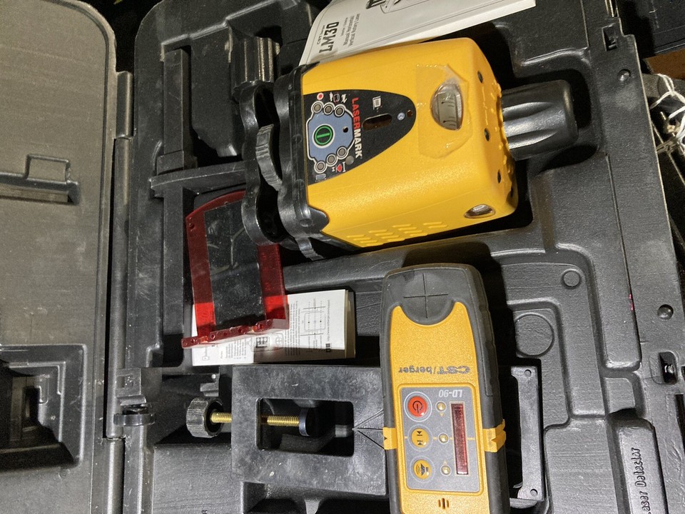 CST/Berger Laser Mark Wizard Rotary LM-30 + Detector LD-100N LaserMark ...