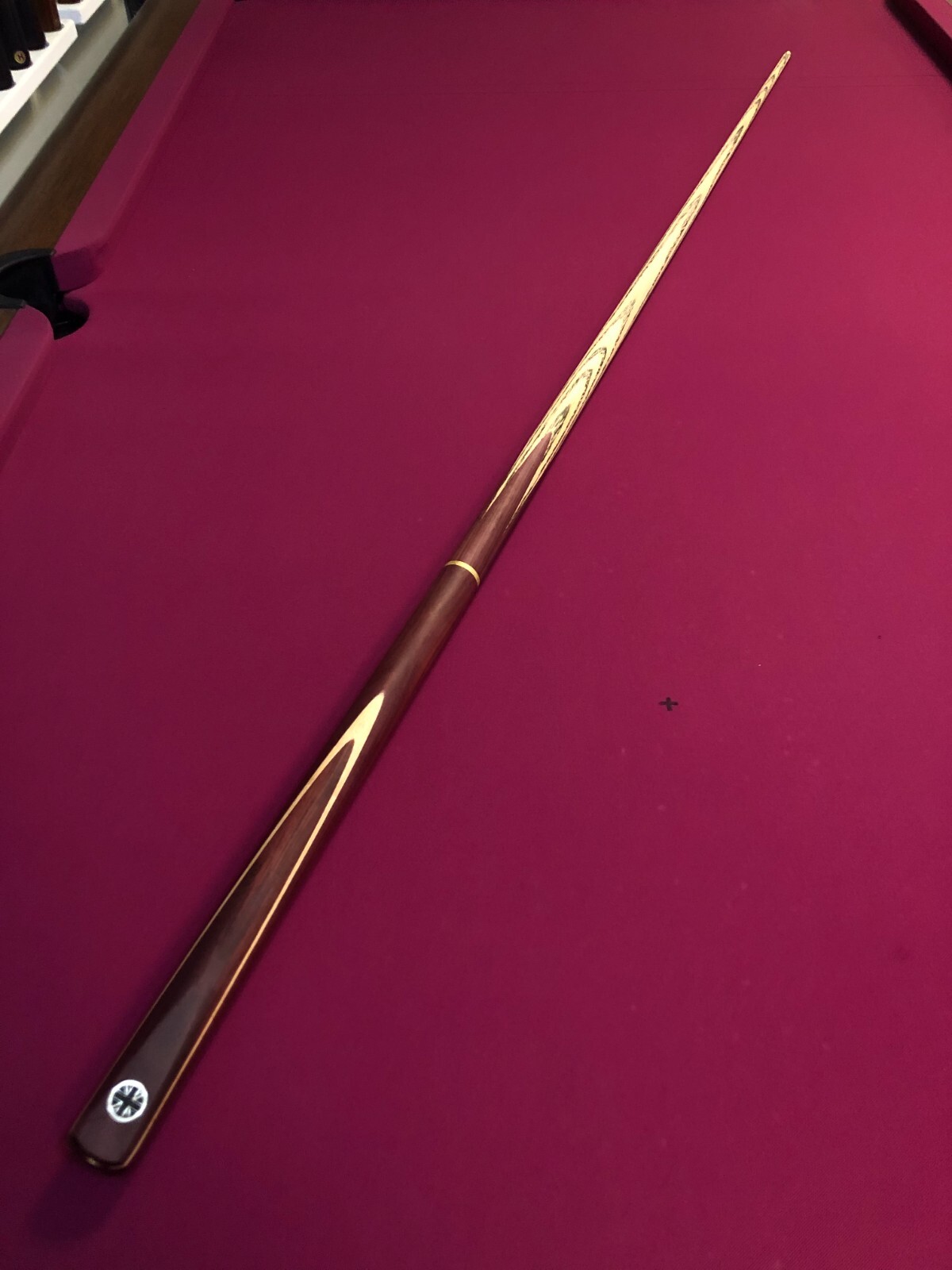 Clearance - Union Jack 3/4 Jointed Purple Heart Snooker Cue - Ideal ...