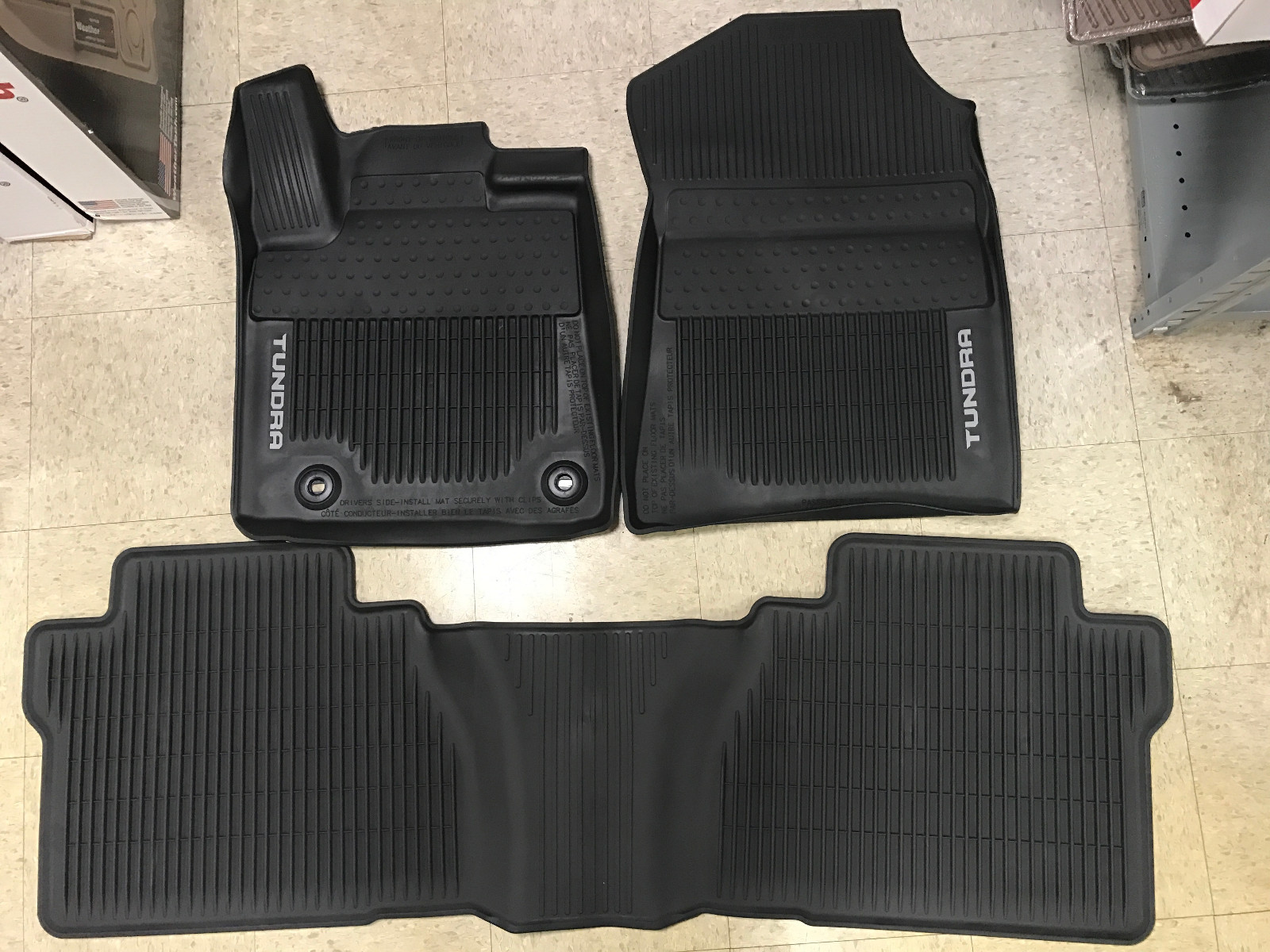 2014 - 2021 TUNDRA DOUBLE CAB ALL WEATHER LINERS PT908-34161-02 | eBay