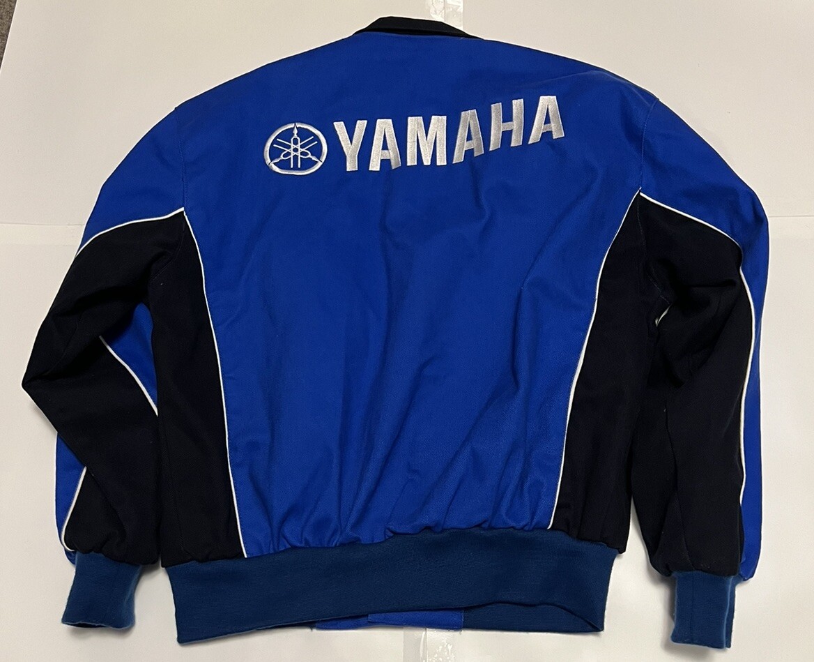 Vintage Yamaha Racing Jacket Nascar Style Canvas Embr… - Gem
