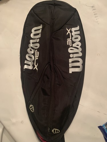 Wilson BLX Tennis Racquet Case - 28" x 12.5" x 2" - Padded with Lots of ...