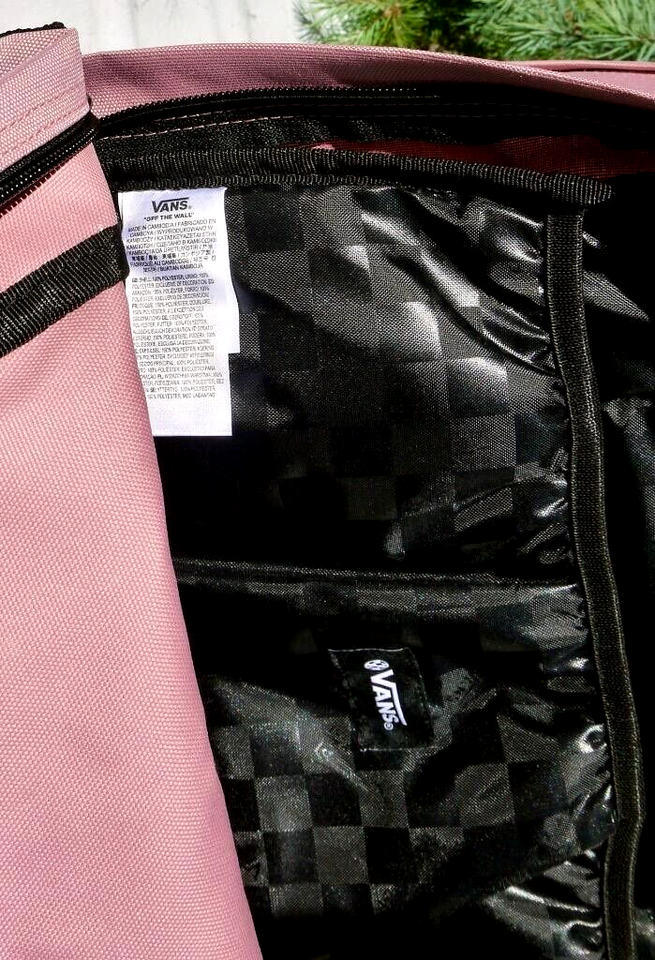 VANS Women's REALM BACKPACK 22L LAPTOP SLEEVE, ORGANIZER POCKET NWT $42 ...