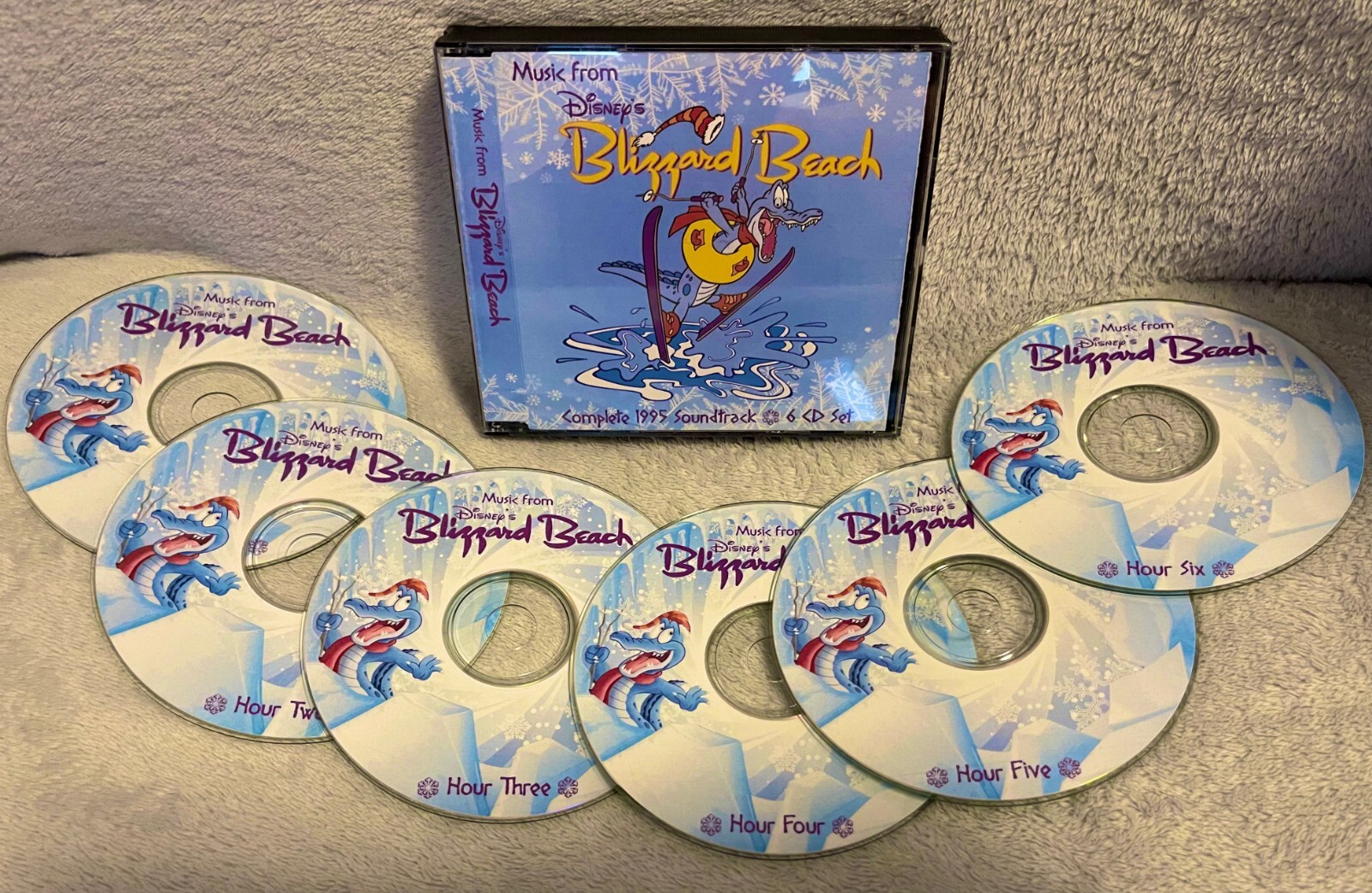WALT DISNEY WORLD "MUSIC FROM DISNEY'S BLIZZARD BEACH" 1995 6 CD ...