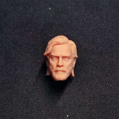 1/12 Scale Jedi Master Obi Wan Kenobi Head Sculpt Unpainted Fit 6" ML ...