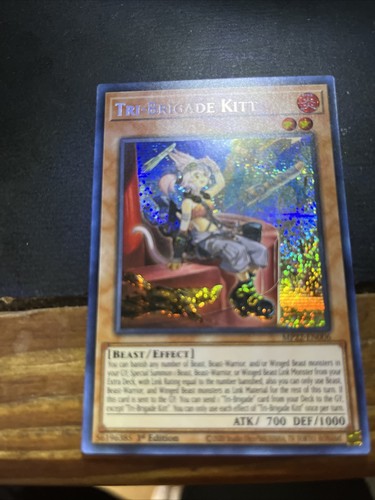 Yugioh x1 Tri-Brigade Kitt MP22-EN006 Prismatic Secret Rare 1st Edition ...