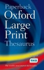 Paperback Oxford Large Print Thesaurus | eBay