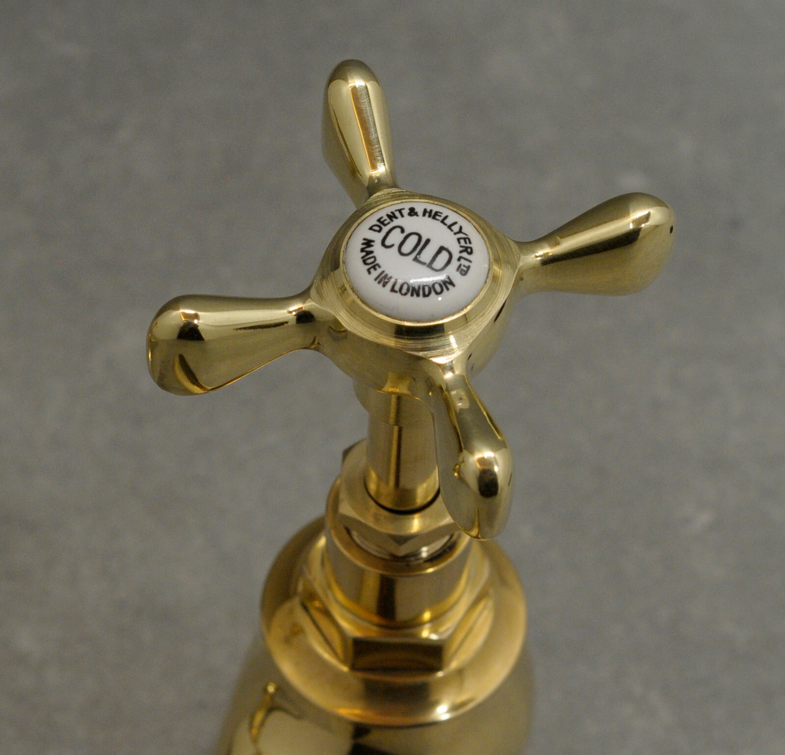 long nose brass basin taps - LONG reach - belfast sink - antique ...