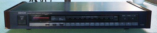 Denon TU-600 Reference AM/FM Tuner Made in Japan 1989 Wood Panel VERY ...