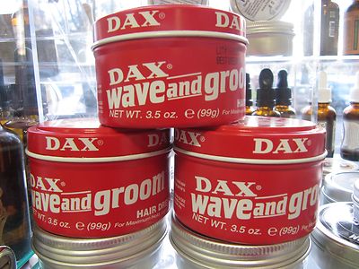 3 x DAX - Wave and Groom Hair Dress Wax extra für das kurze Haar 100g=6 ...