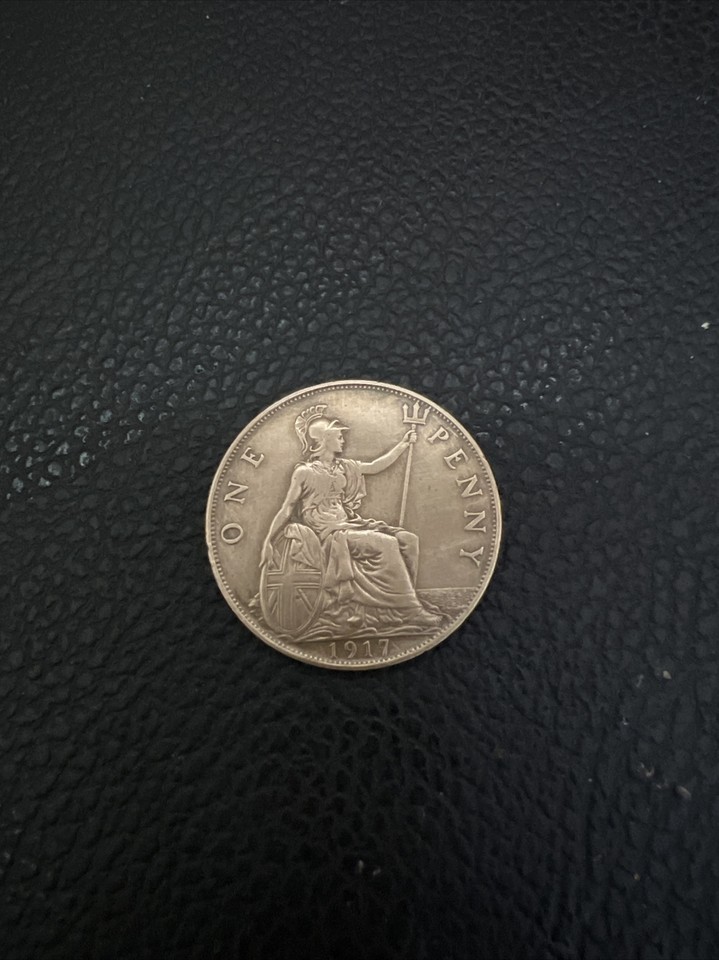 Rare old British one penny coin 1917 for collection | eBay UK