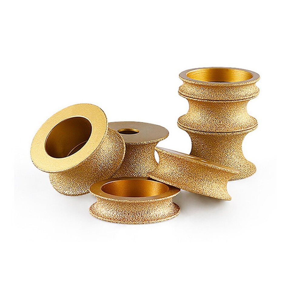 Vacuum Brazed Diamond Full Bullnose Edge Profile Grinding Disc Wheel ...