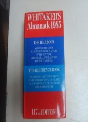 Whitaker's Almanack 1985: 117ann.e. Complete e By Joseph Whitaker | eBay UK