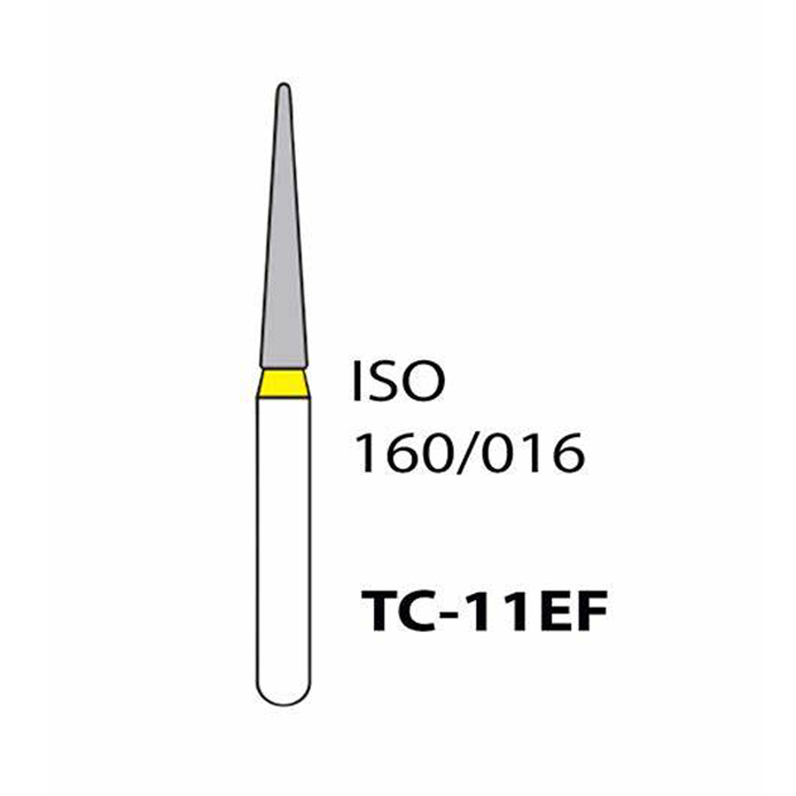 TC Type Fine Extra Fine Dental Diamond Burs FG High Speed Bur Dia.1.6mm ...