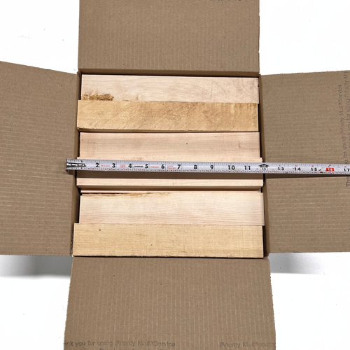 Box of Hard Maple Wood Scrap DIY Craft Carving Scroll Short Lumber ...